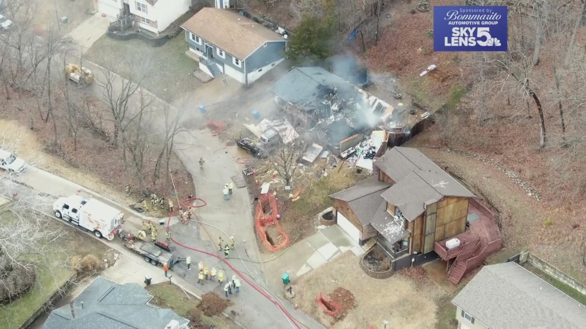 Home explodes after contractors hit gas line | ksdk.com