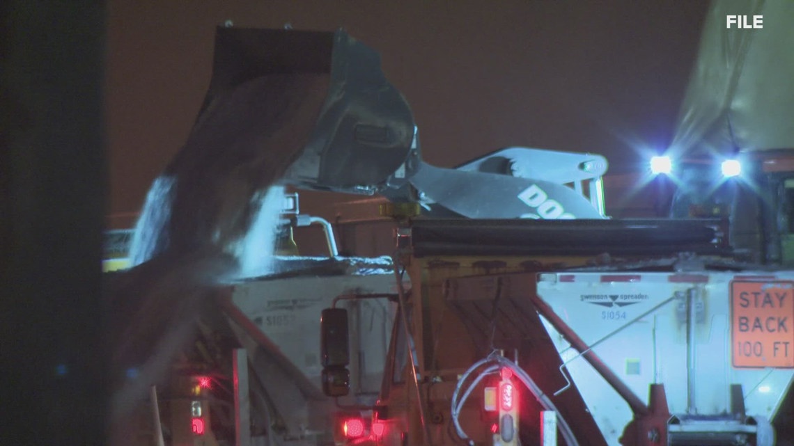 Road crews in place ahead of weekend winter weather storm | ksdk.com