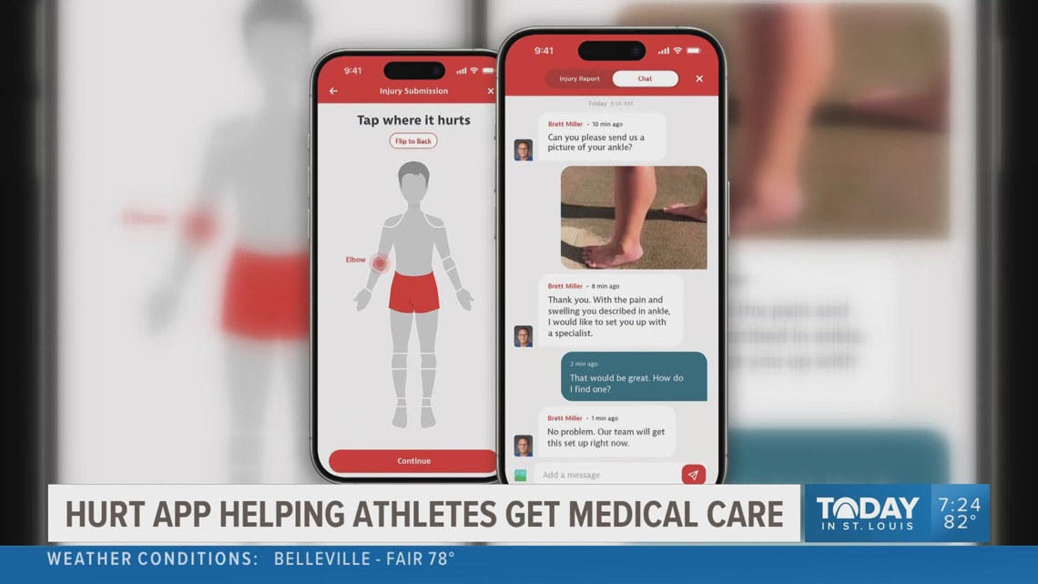 Hurt! app is helping athletes get medical care | ksdk.com