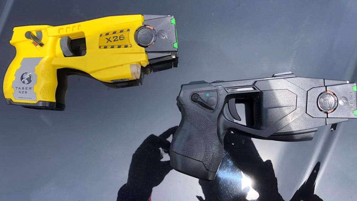 St. Anne police change taser colors after Daunte Wright shooting | ksdk.com