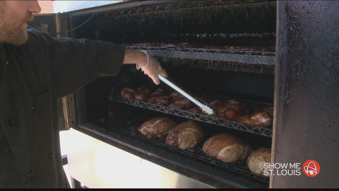 Former NFL player now basting the BBQ | ksdk.com