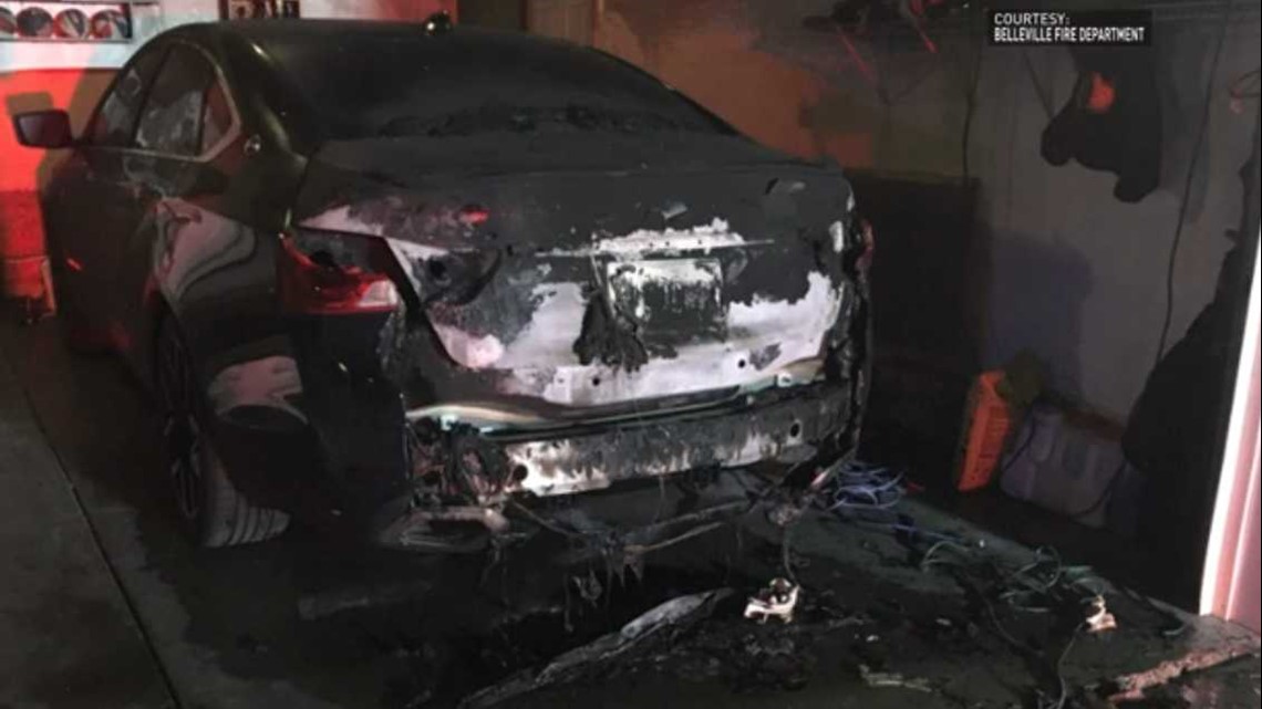 Cellphone causes car fire after being run over | ksdk.com