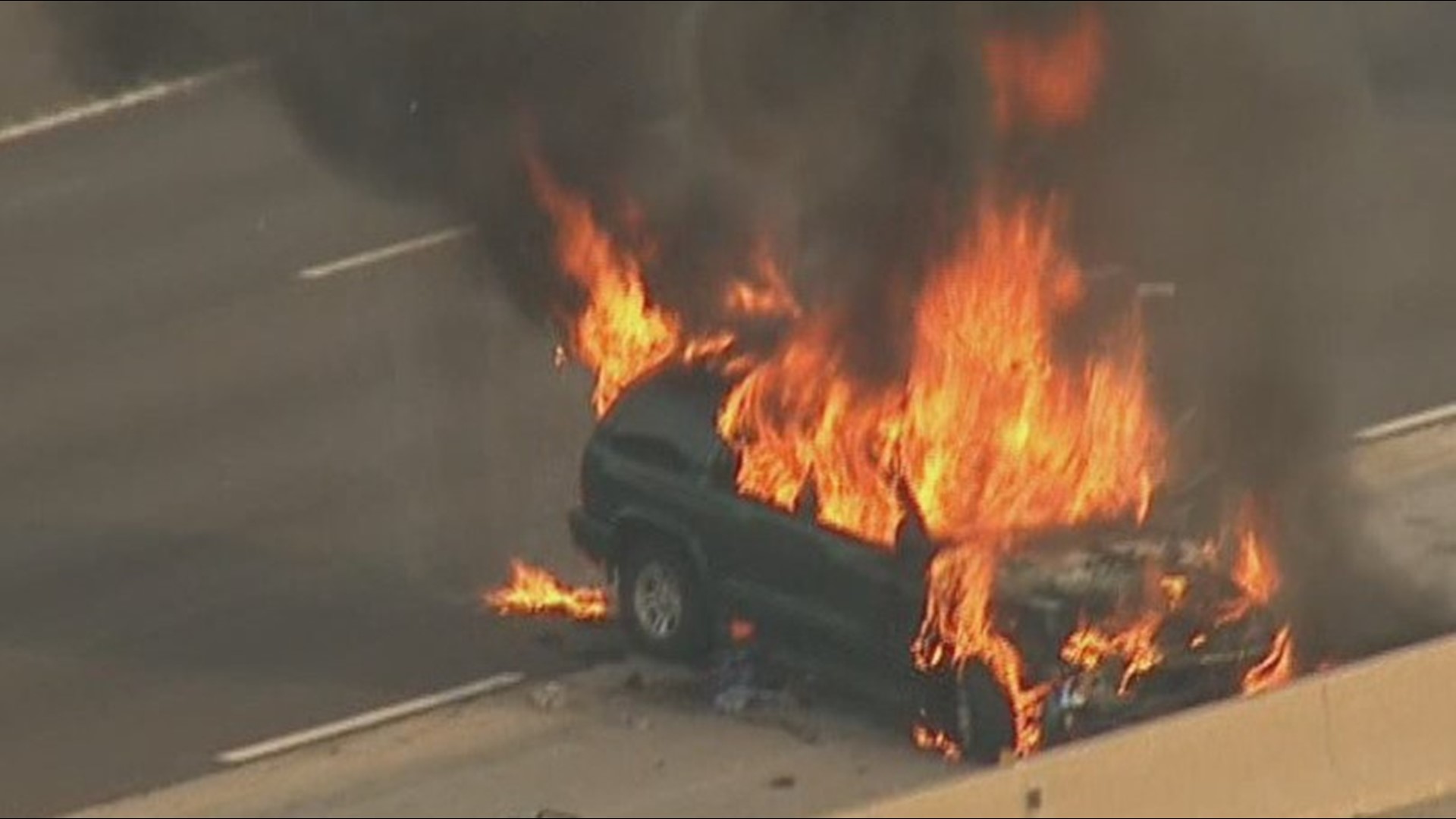 Vehicular fire closed lanes, created morning backup on I-270 | ksdk.com