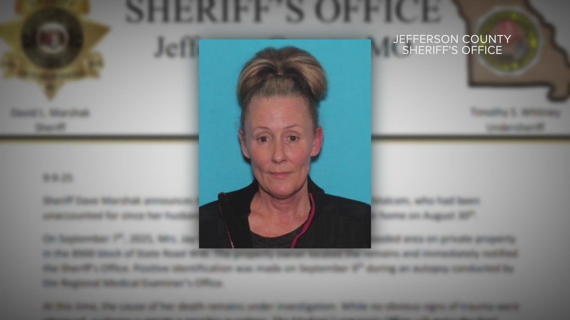 Woman suspected of killing husband in Jefferson County found dead ...