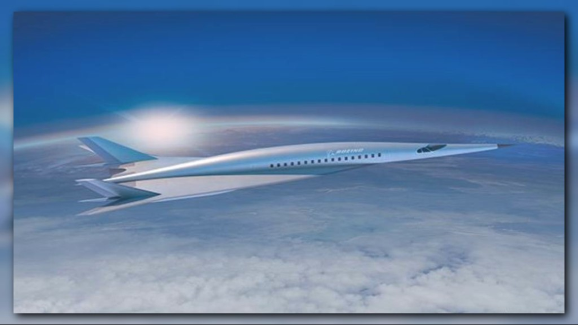 Boeing unveils rendering of hypersonic jet that could fly nearly 4,000 ...