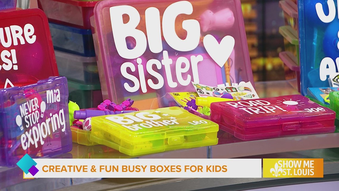 Creative & fun busy boxes for kids from 2+3=WE | ksdk.com