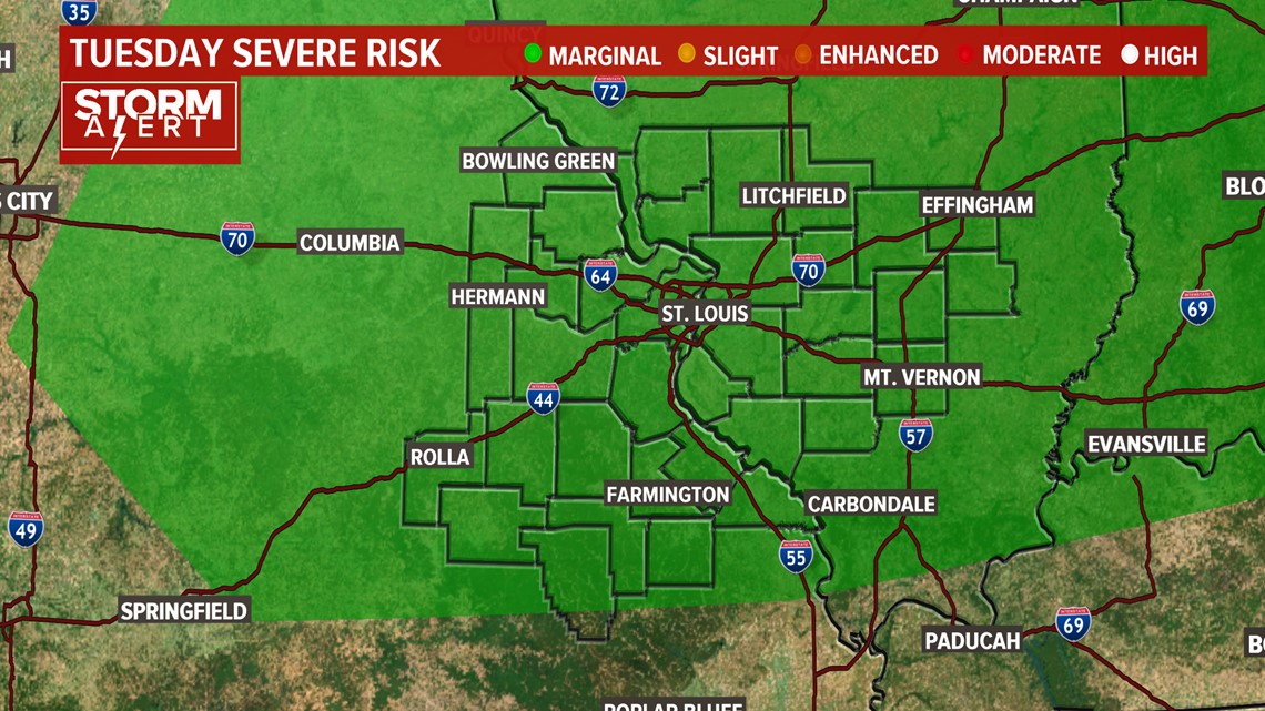 INTERACTIVE RADAR | Strong storms possible Monday and Tuesday | ksdk.com