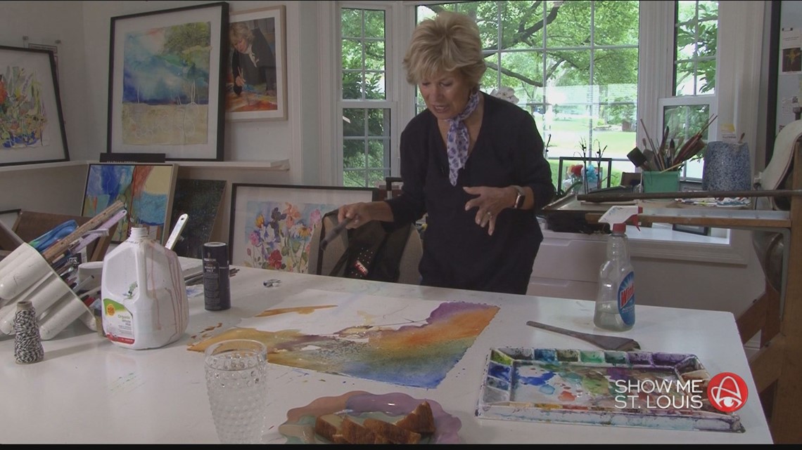 Local woman is the only artist to be in the Saint Louis Art Fair every year | ksdk.com
