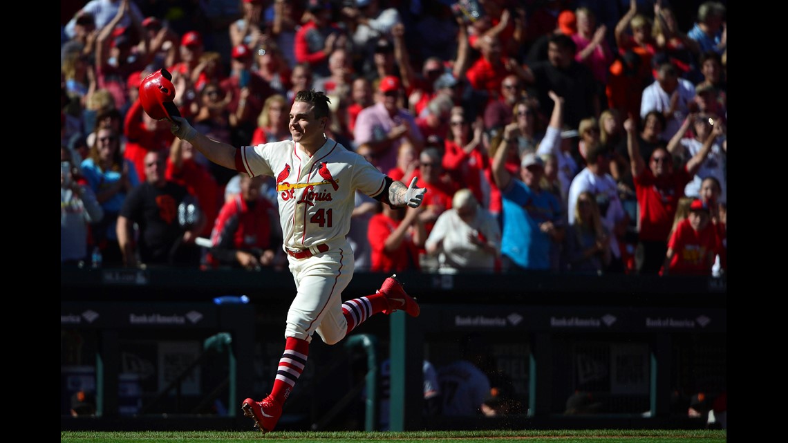 PHOTOS: Tyler O'Neill's jersey ripped off after walk-off homerun | ksdk.com