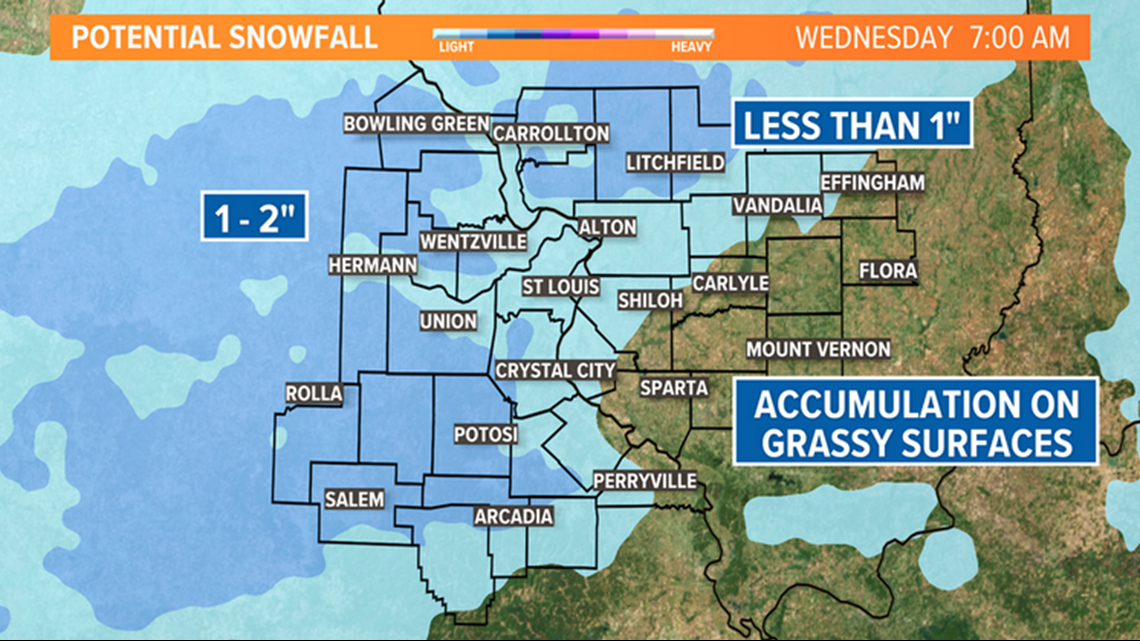 St. Louis forecast: Timeline of snow, rain and freezing temps | ksdk.com