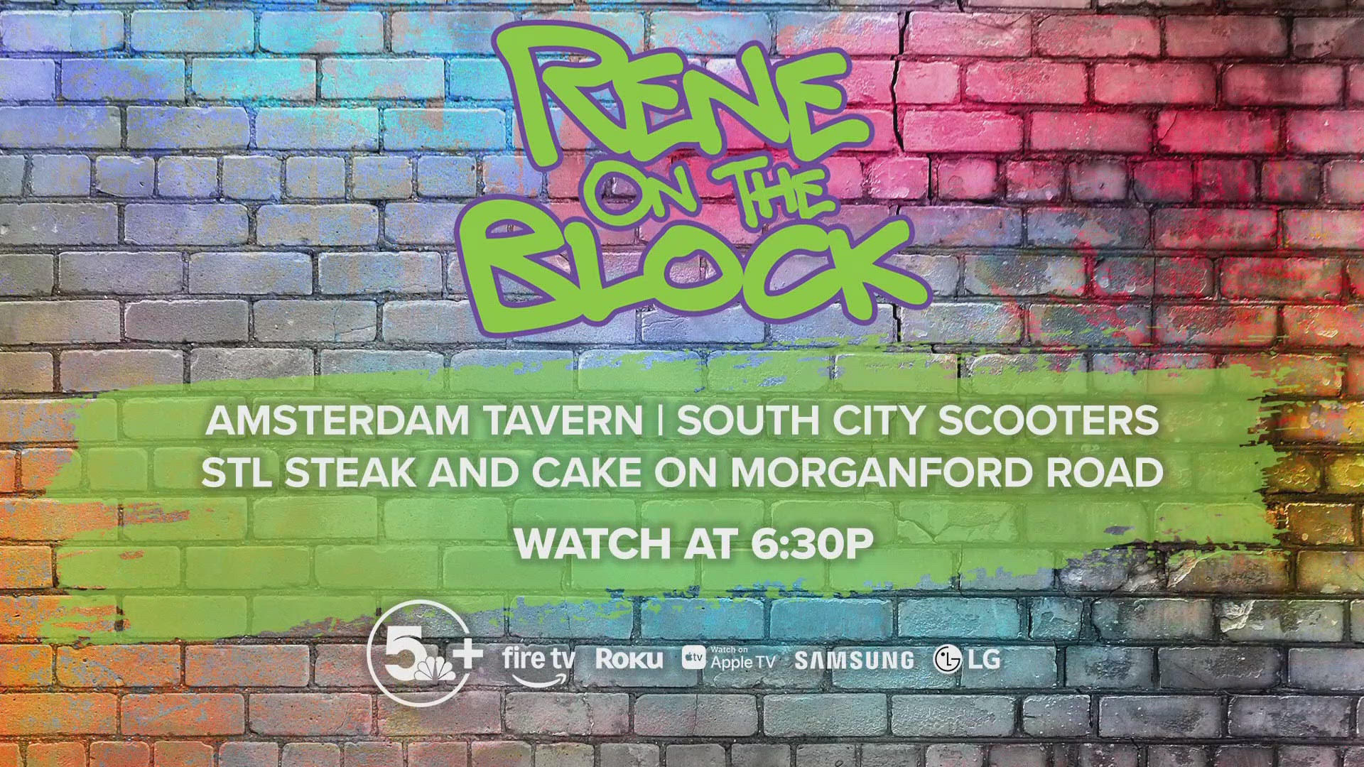 Rene on the Block: Morganford Road tonight on 5+! | ksdk.com