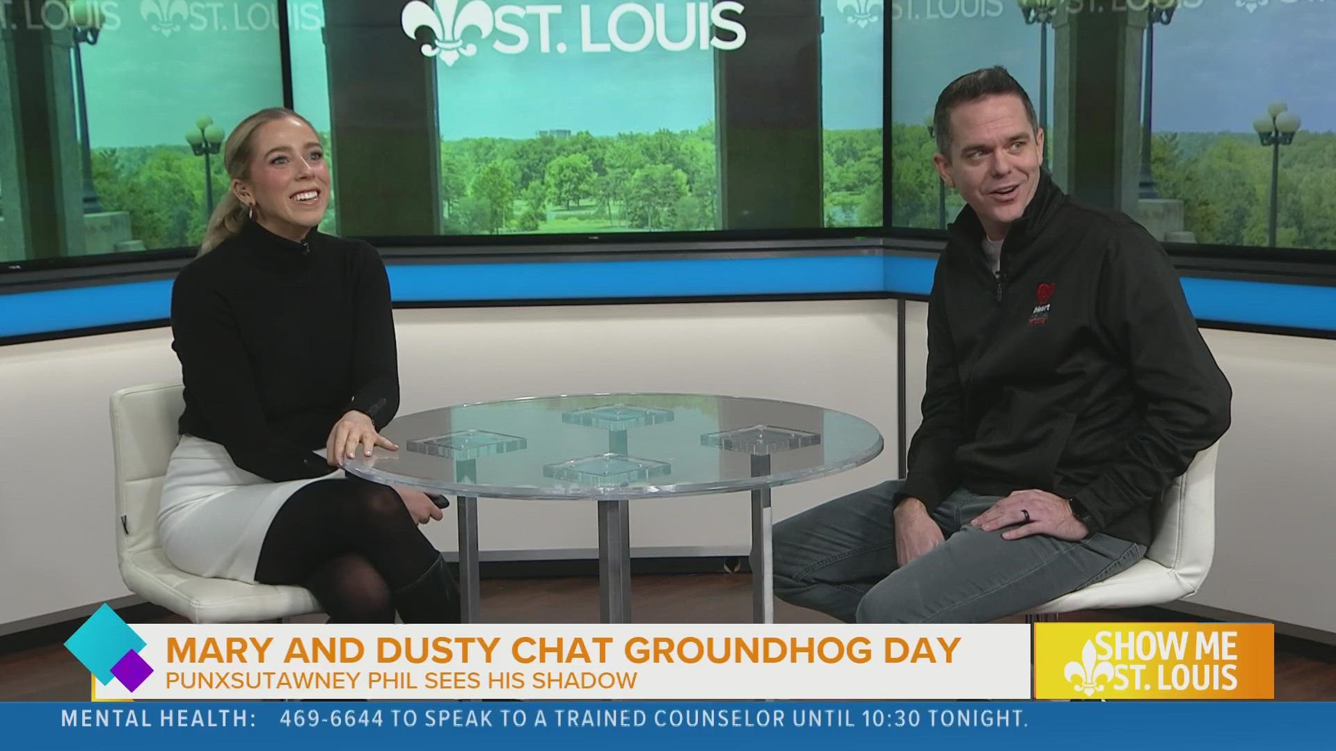 Mary and Dusty chat Groundhog Day | ksdk.com