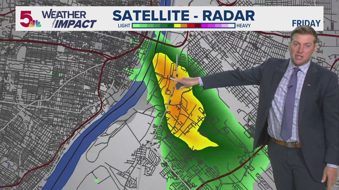 Warehouse fire showing up on weather radar | ksdk.com