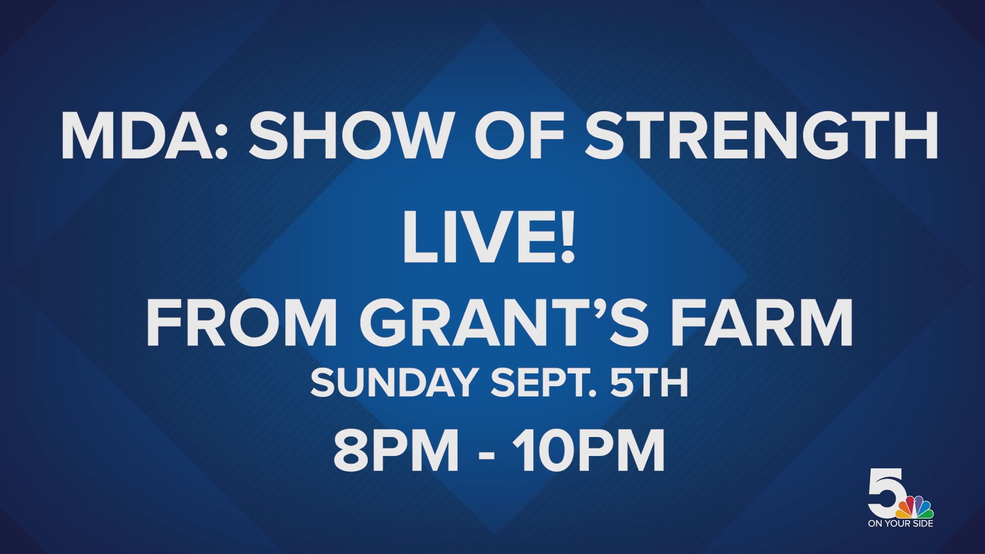 MDA telethon on KSDK Labor Day weekend | ksdk.com