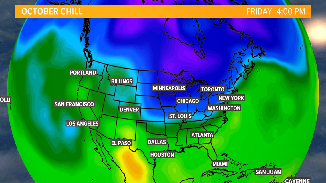 INTERACTIVE RADAR | Cooler weather finds its way to area following ...
