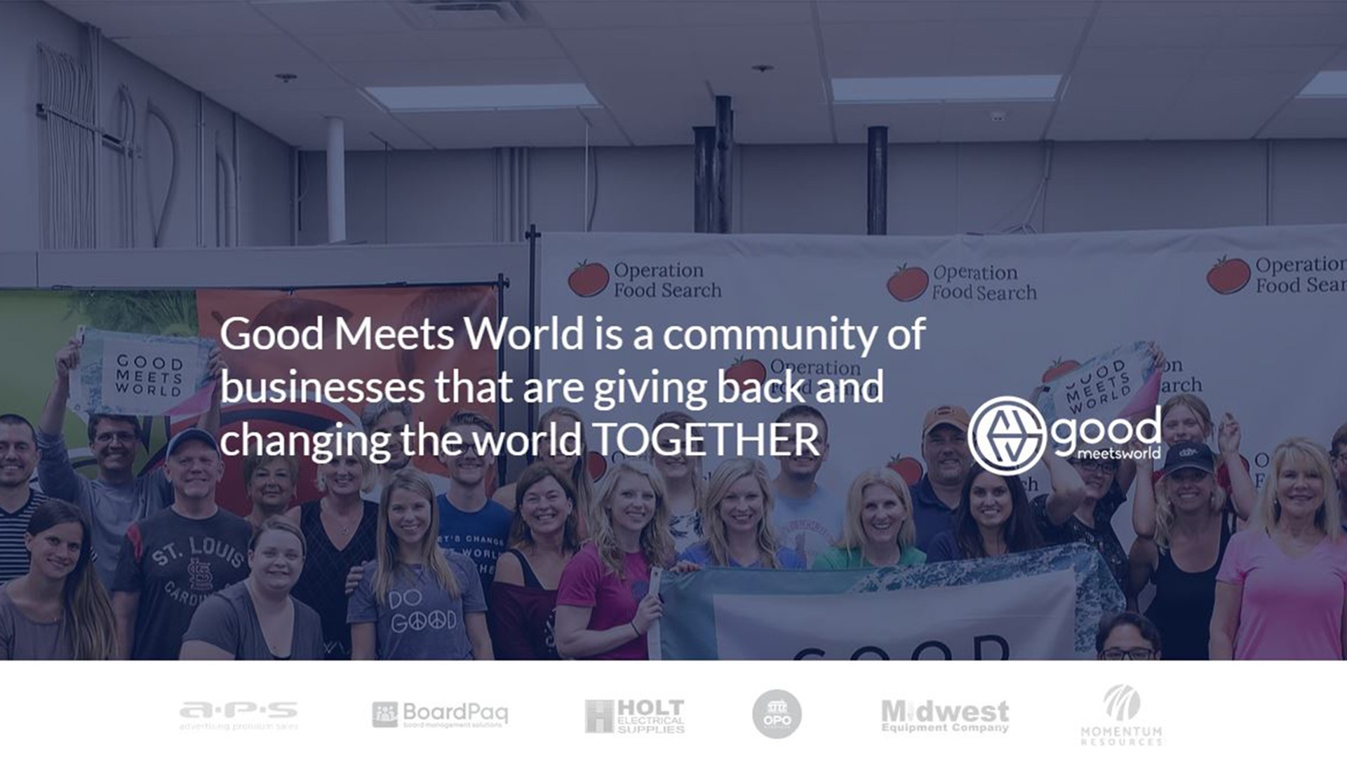 'Good Meets World' helps companies give back to their communities ...