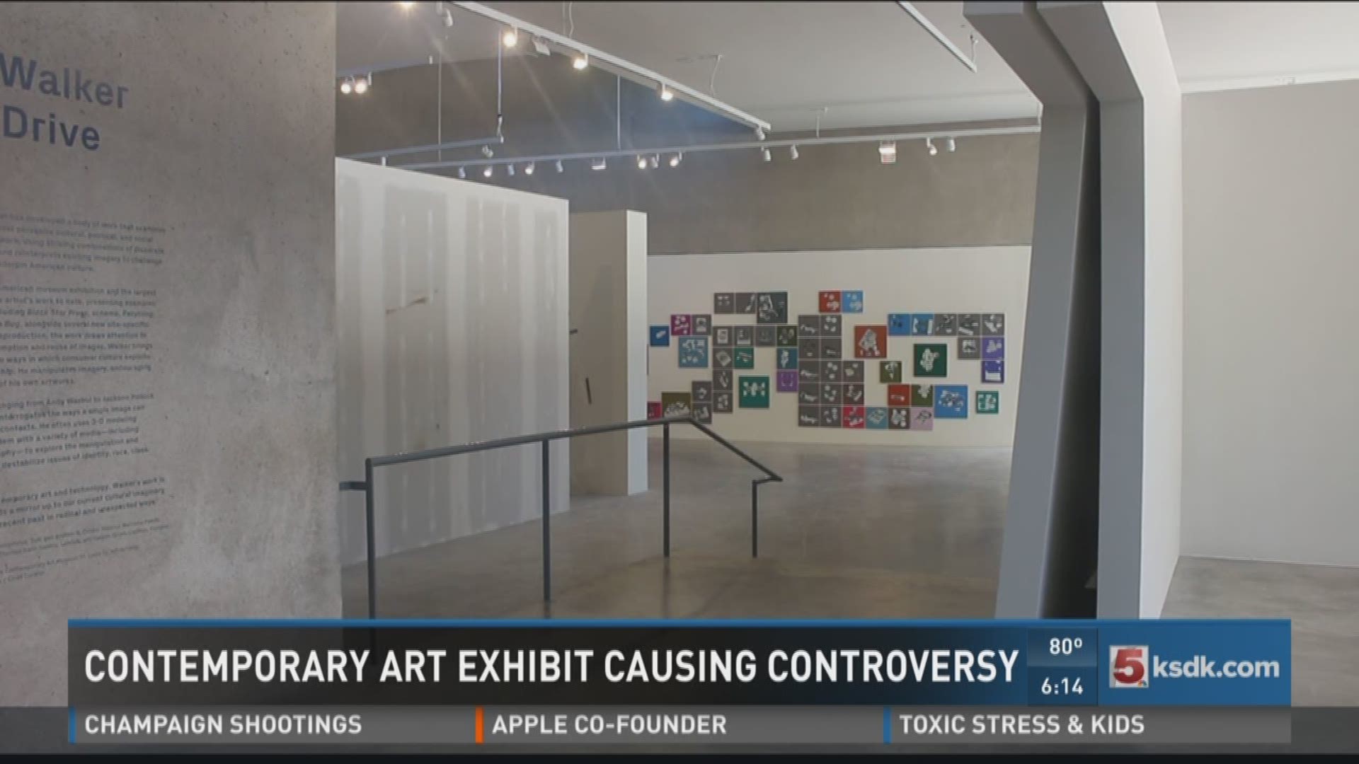 Racially-charged exhibit at Contemporary Art Museum walled off | ksdk.com