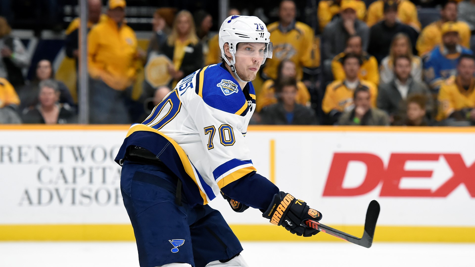 St. Louis Blues Oskar Sundqvist returns Golden Knights | ksdk.com