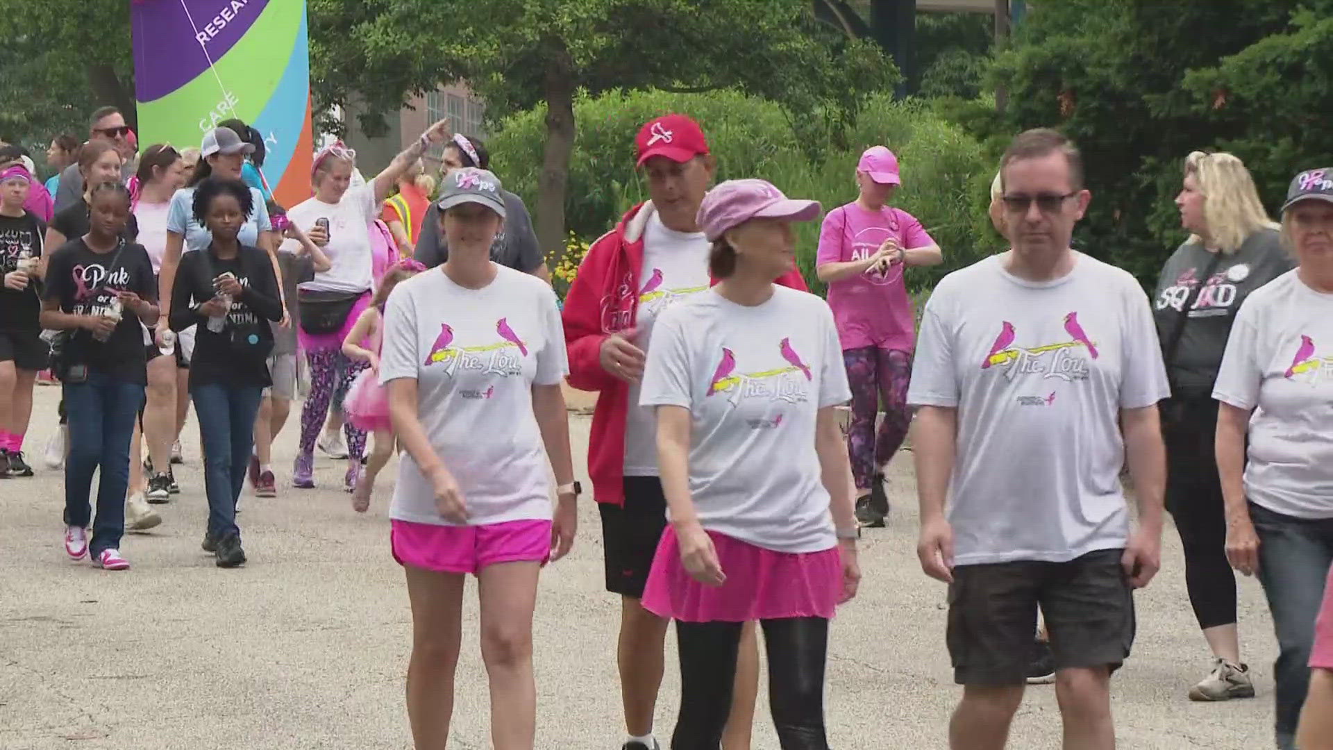 St. Louis's 'More Than Pink' Walk 2025 recap | 'We need to find a cure' | ksdk.com