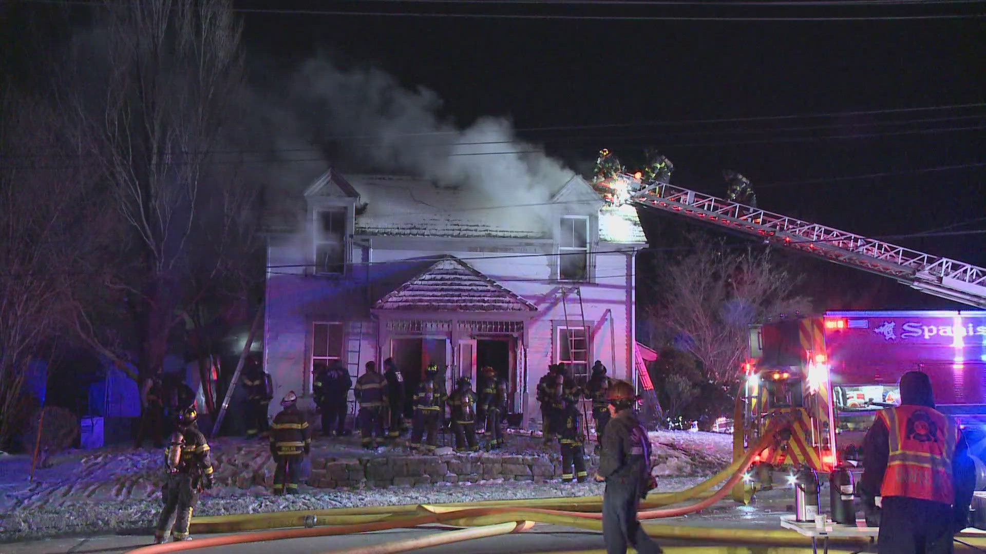 Frozen hydrant hampers firefighters battling intense blaze at Black ...