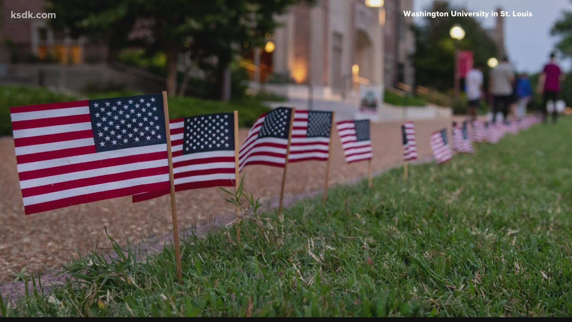 WashU chancellor condemns removal of 9/11 flags display on campus ...