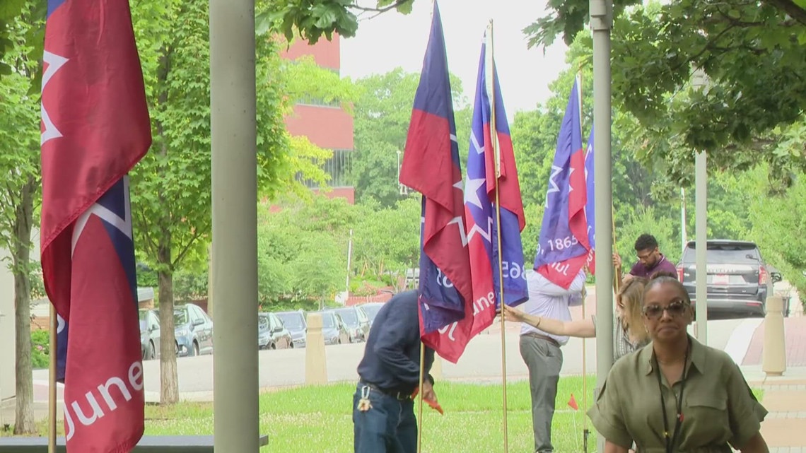 St. Louis County raises Juneteenth flags | ksdk.com