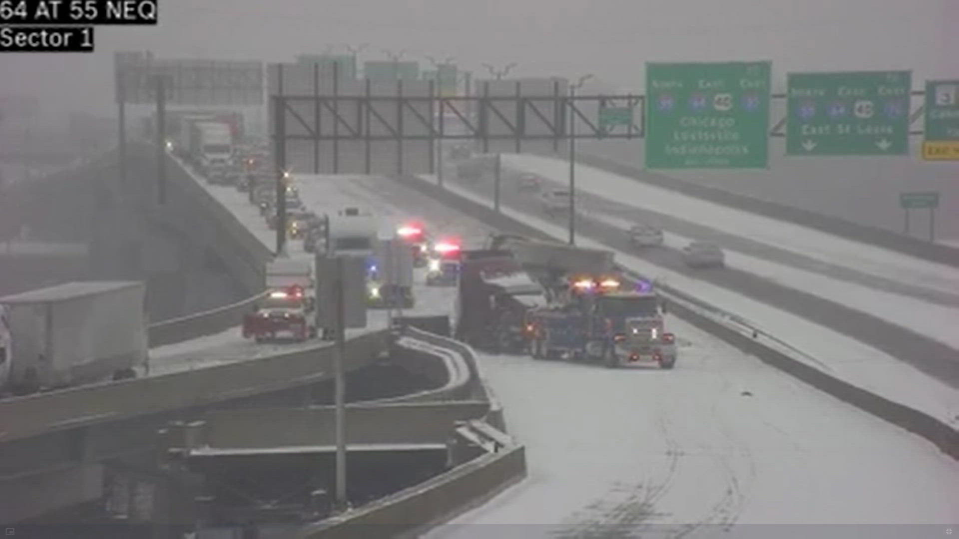 Nearly 100 firefighters respond to apartment fire during winter storm ...