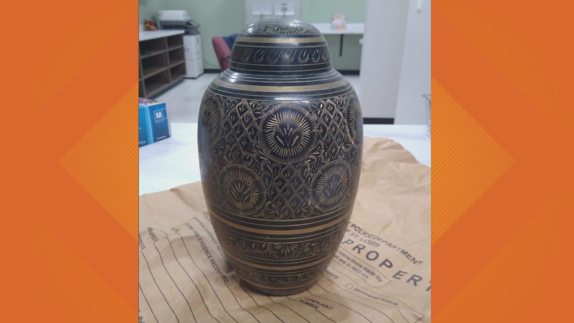 Urn found at Forest Park in St. Louis | ksdk.com