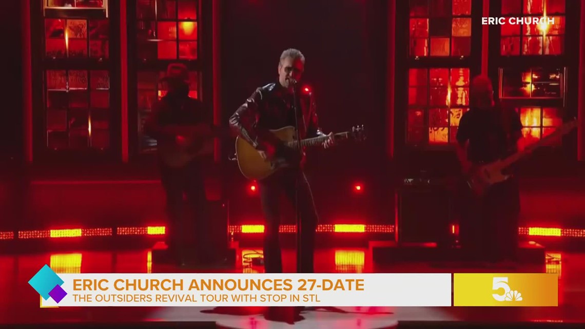Eric Church is bringing The Outsider Revival Tour to St. Louis this ...