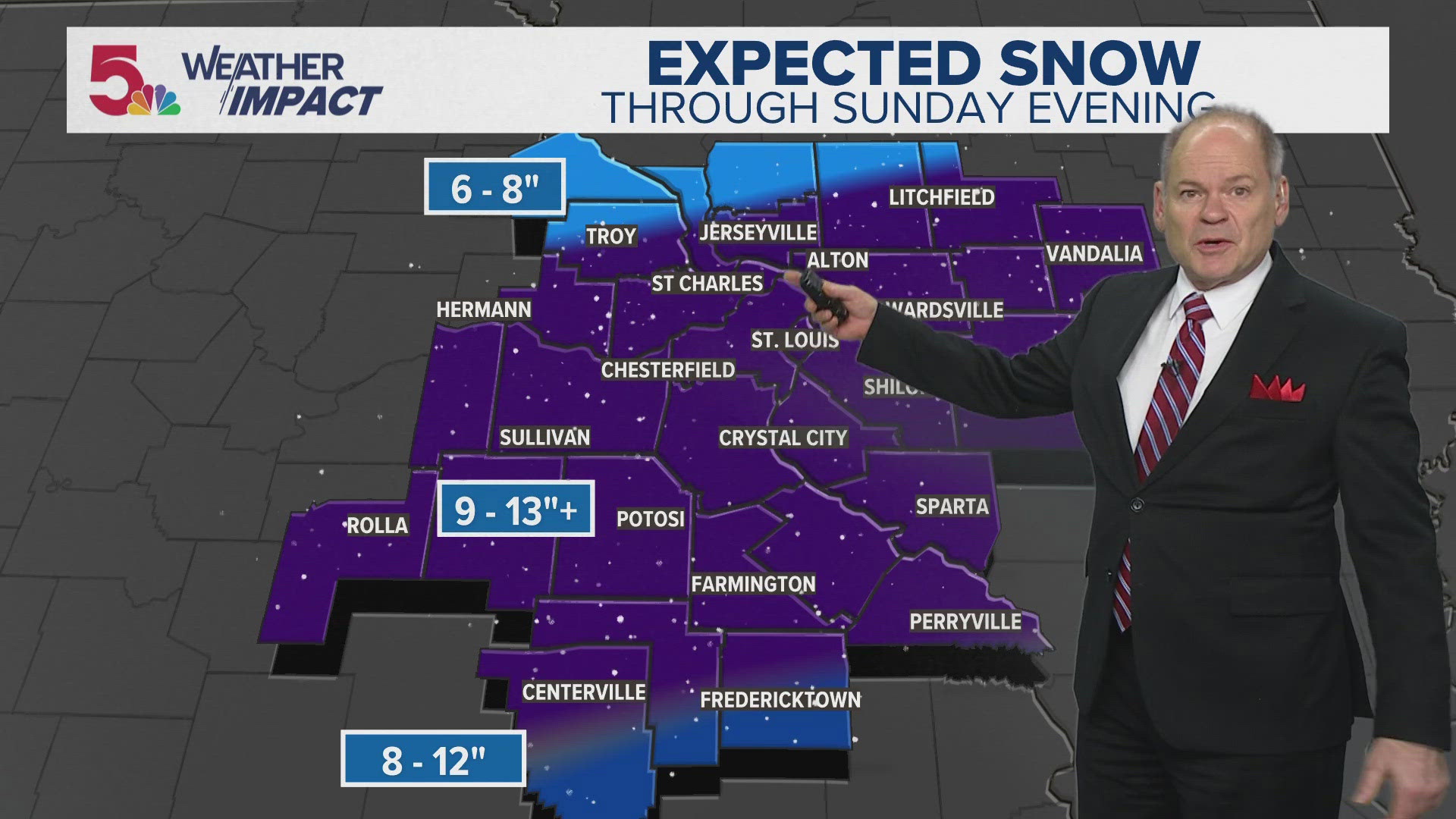 St. Louis winter storm: timing for round 2 of snow | ksdk.com