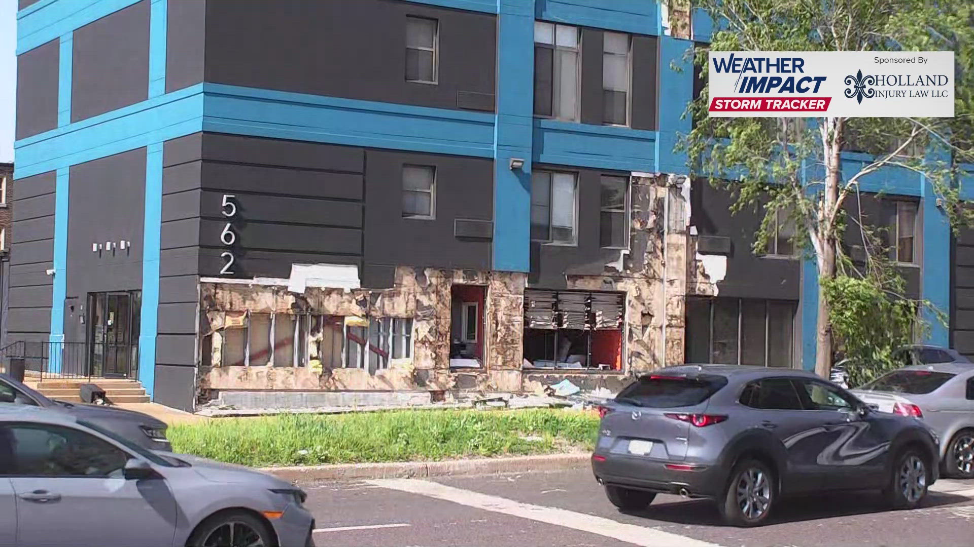 Here's what Delmar Boulevard looks like after severe storms in St. Louis | ksdk.com