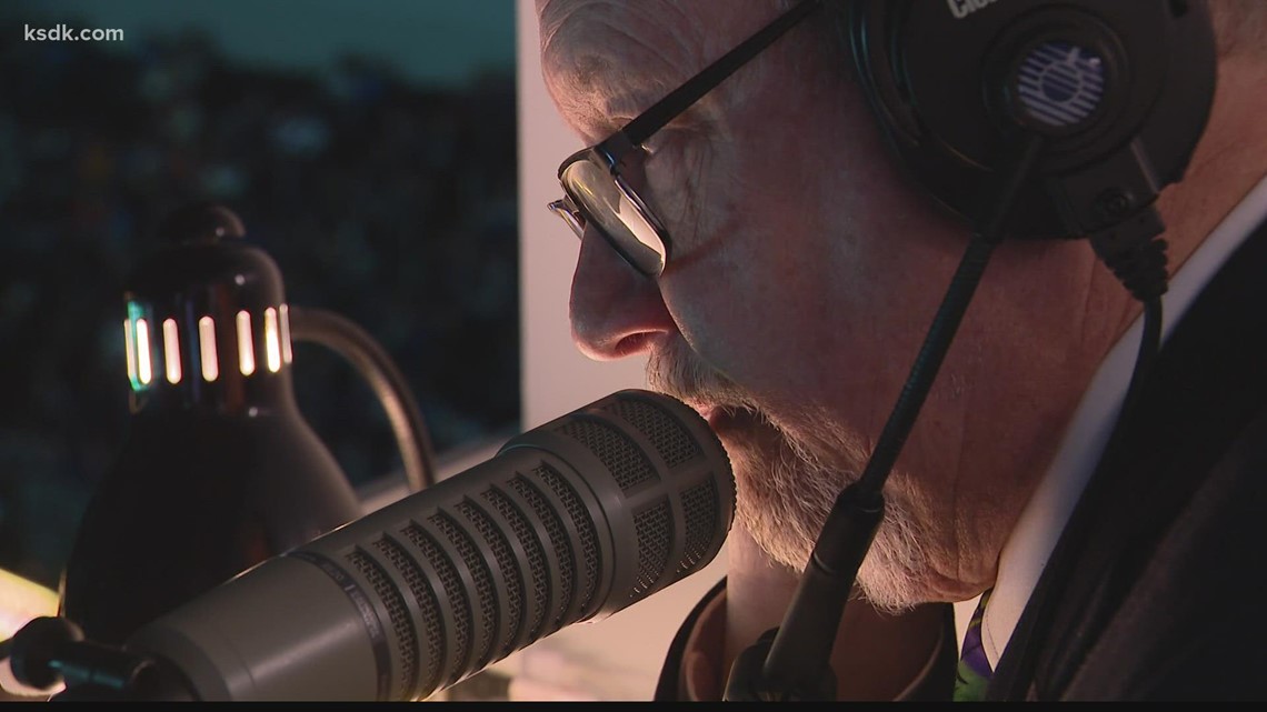 Tom Calhoun is the Blues' iron man with a set of golden pipes | ksdk.com