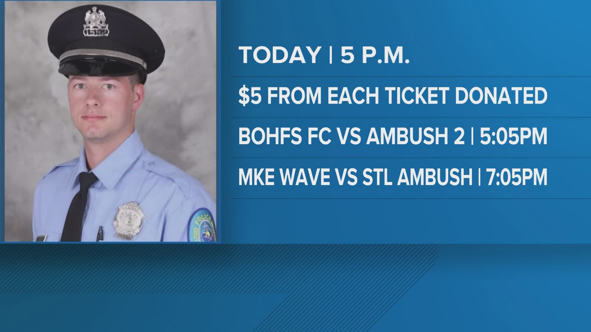 Scrimmage fundraiser for Officer Speiss ahead of Ambush last home game ...