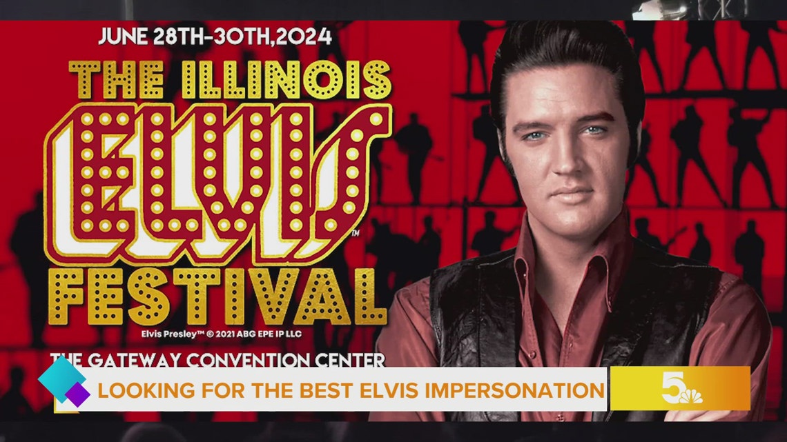 Elvis impersonators show off ahead of the Illinois Elvis Festival ...
