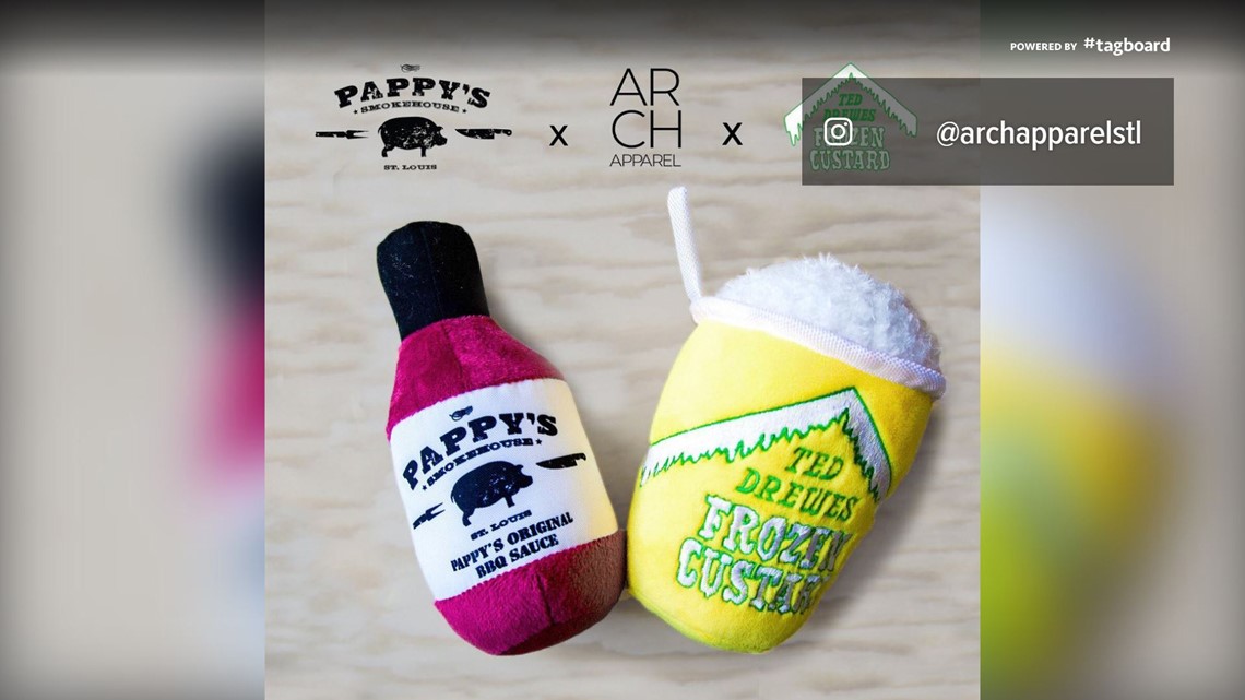 Arch Apparel Ted Drewes Pappy’s dog toys | ksdk.com