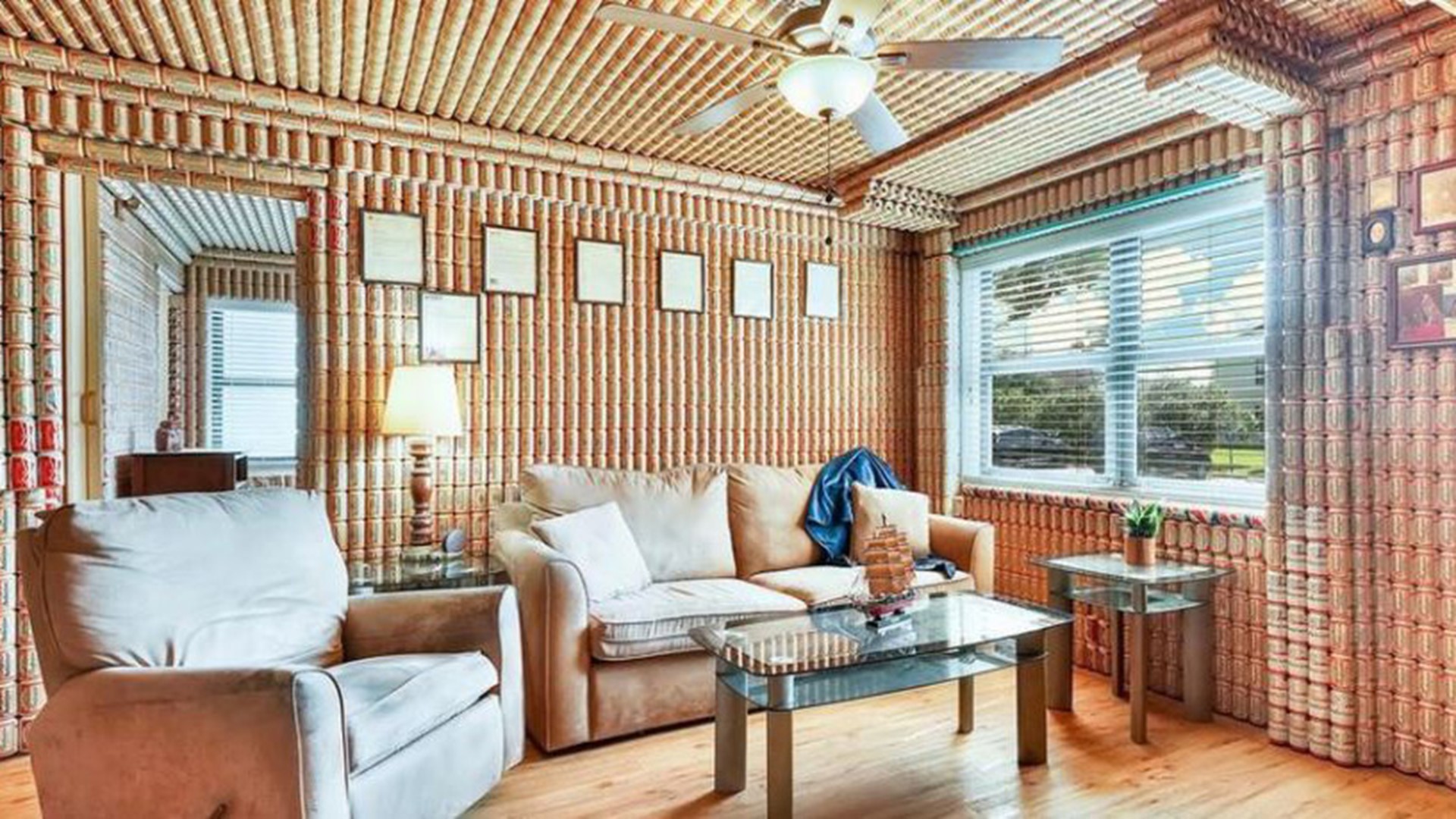 Florida condo covered in Budweiser cans | ksdk.com