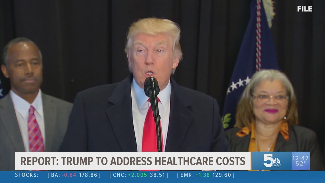 Report: President Trump to address healthcare costs | ksdk.com