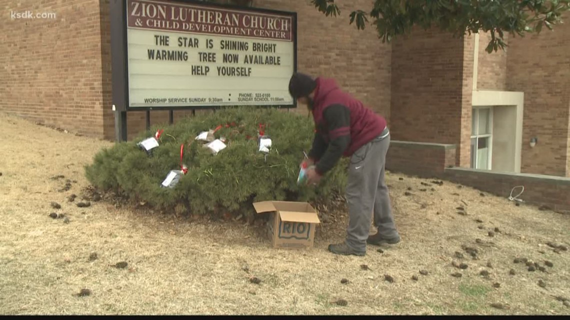 Ferguson church helping the needy with 'Warming Tree' | ksdk.com