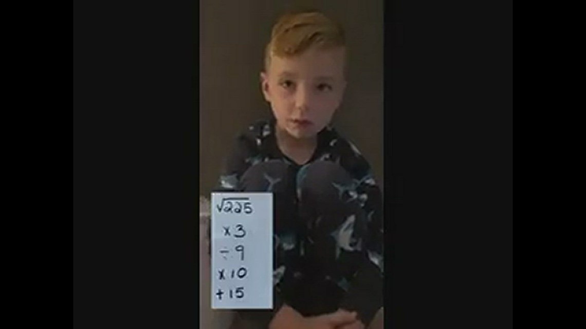 Nathan, 6-year-old, loves math and has gone viral on Tiktok | ksdk.com