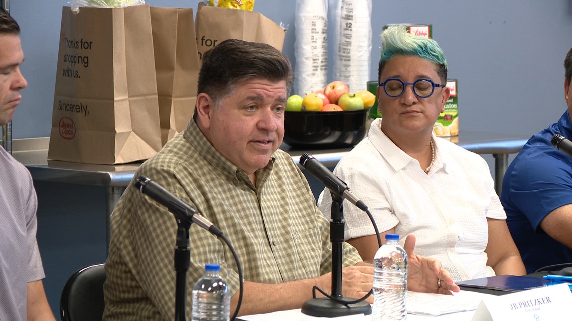 Governor Pritzker: Trump and MAGA are taking food off the table of ...