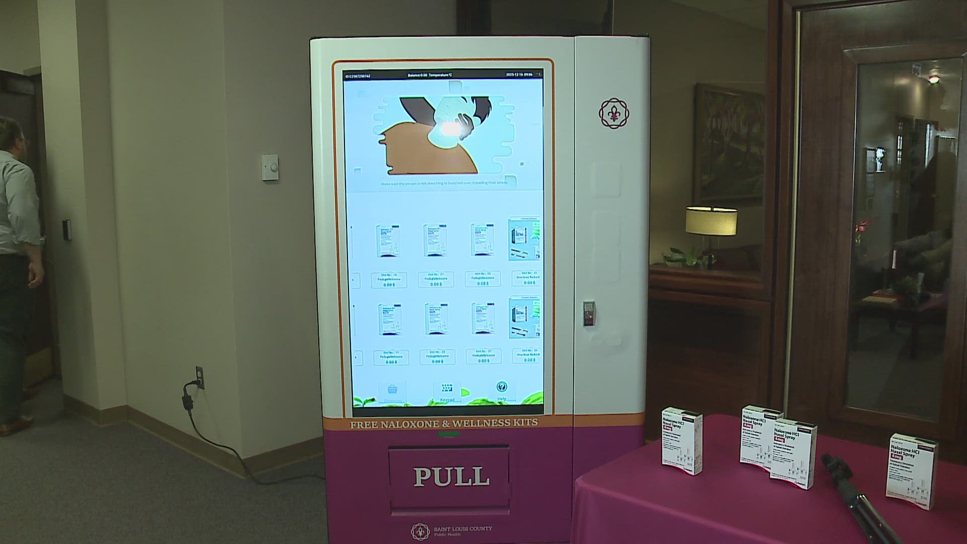 St. Louis County unveils new Narcan vending machines amid carfentanil ...