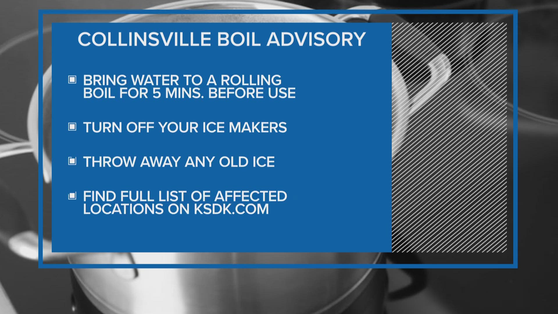 Boil order in parts of Collinsville lifted after water main break ...