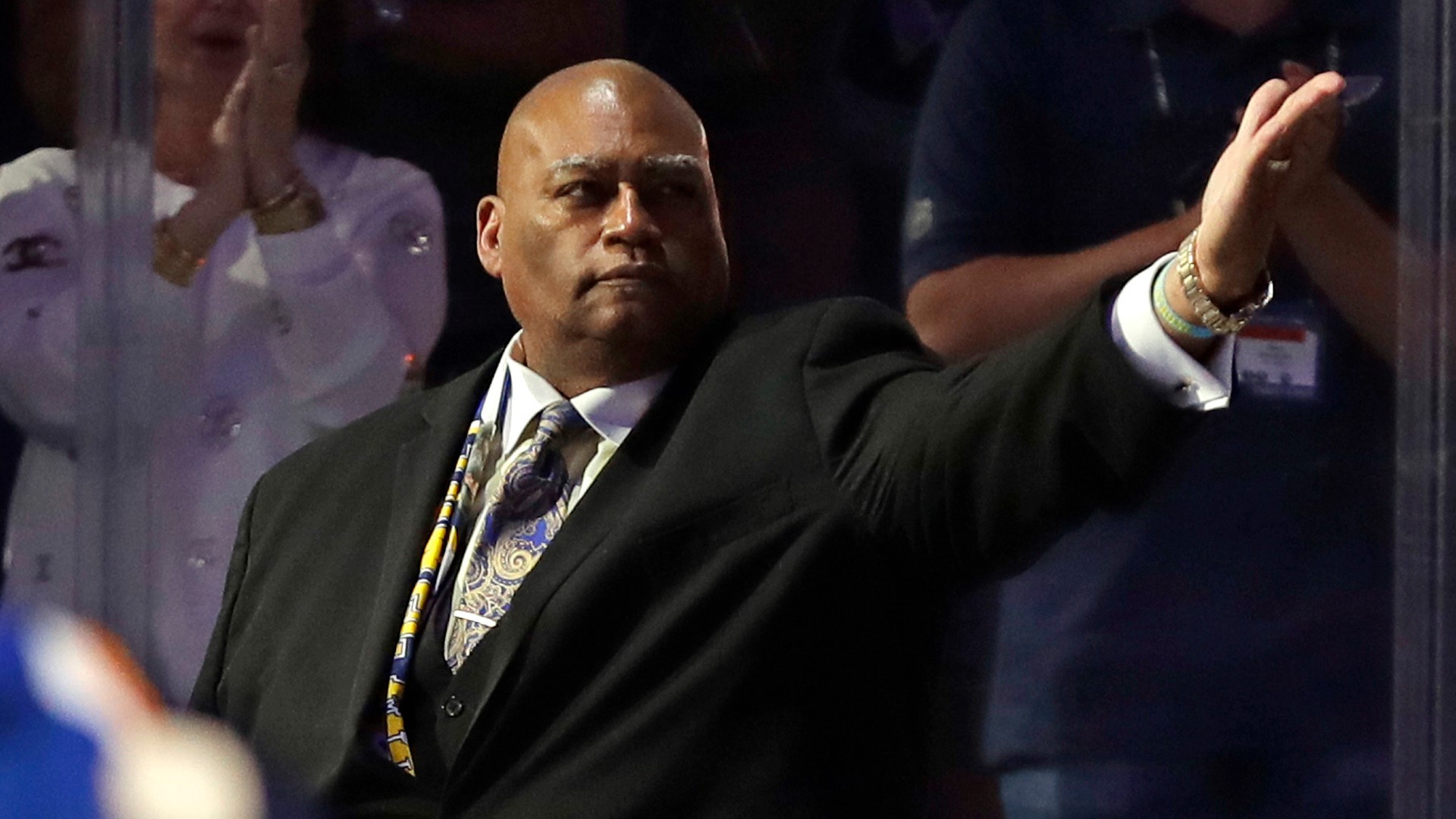 Charles Glenn sings virtual National Anthem before Blues Game 5 | ksdk.com