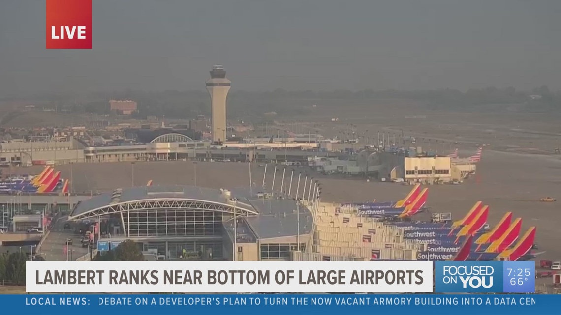 St. Louis Lambert Airport ranks among worst large airports in survey ...