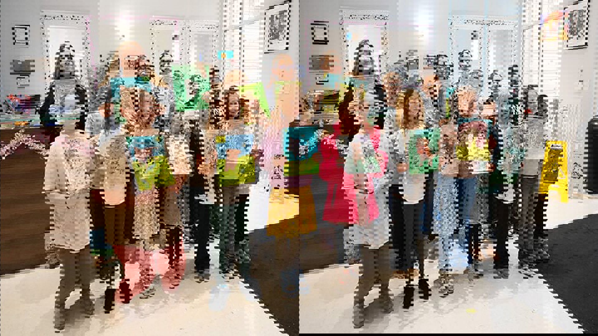 Jefferson County elementary students paint pictures of adoptable dogs ...