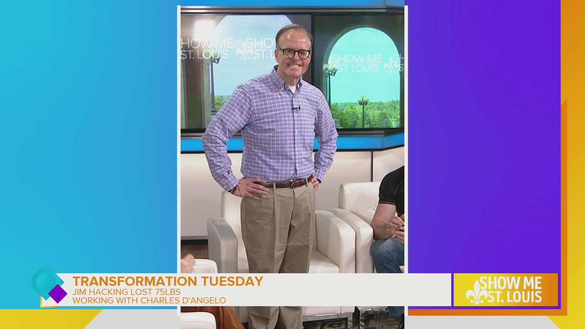 Transformation Tuesday: Jim Hacking lost 75 pounds after working with ...