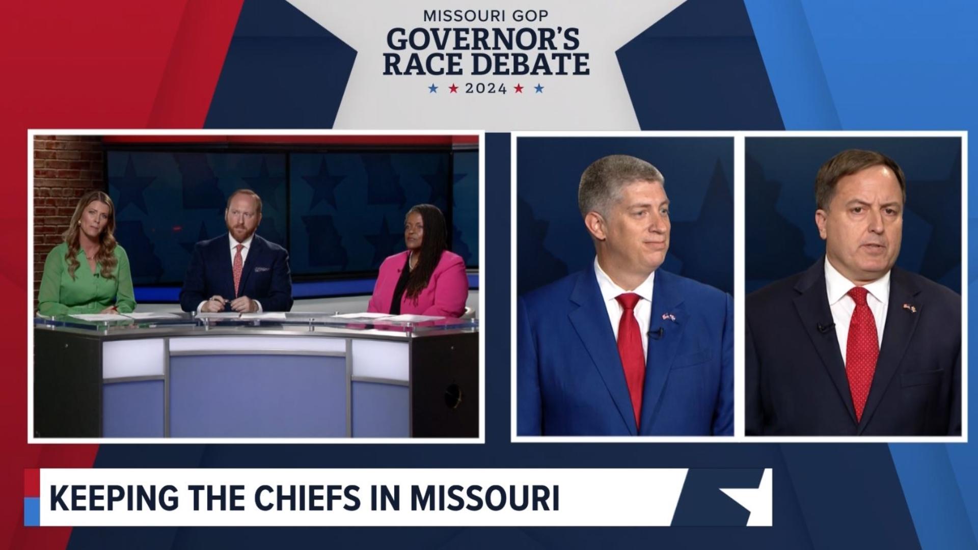 2024 GOP Missouri Governor's Race Debate: Keeping Chiefs, Royals in ...