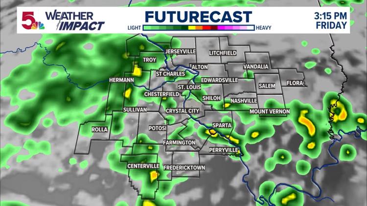 St. Louis live rain radar on June 13 | Widespread showers hit Friday ...