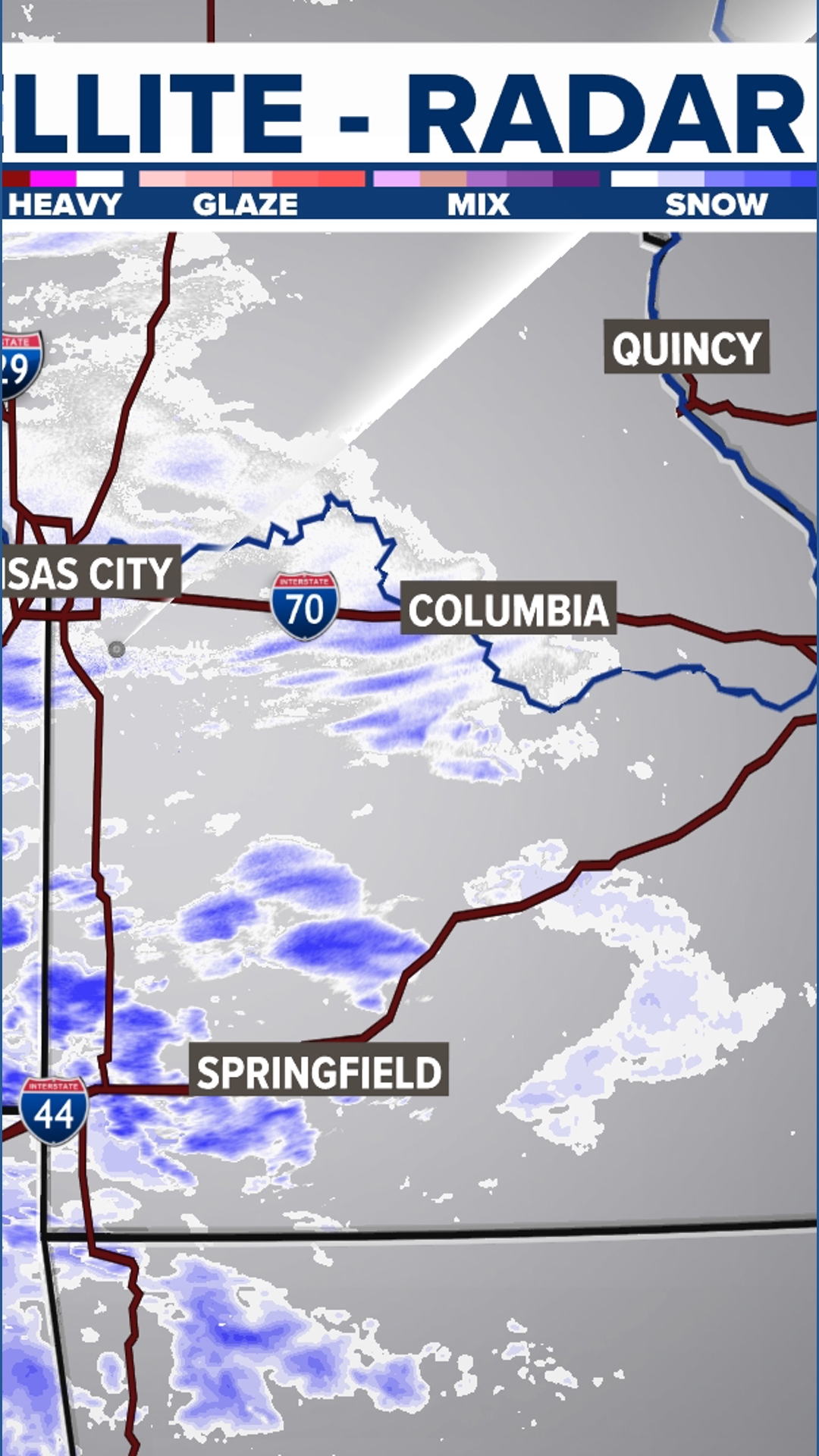 Weather Impact Alert: Snow for Monday afternoon, evening | ksdk.com