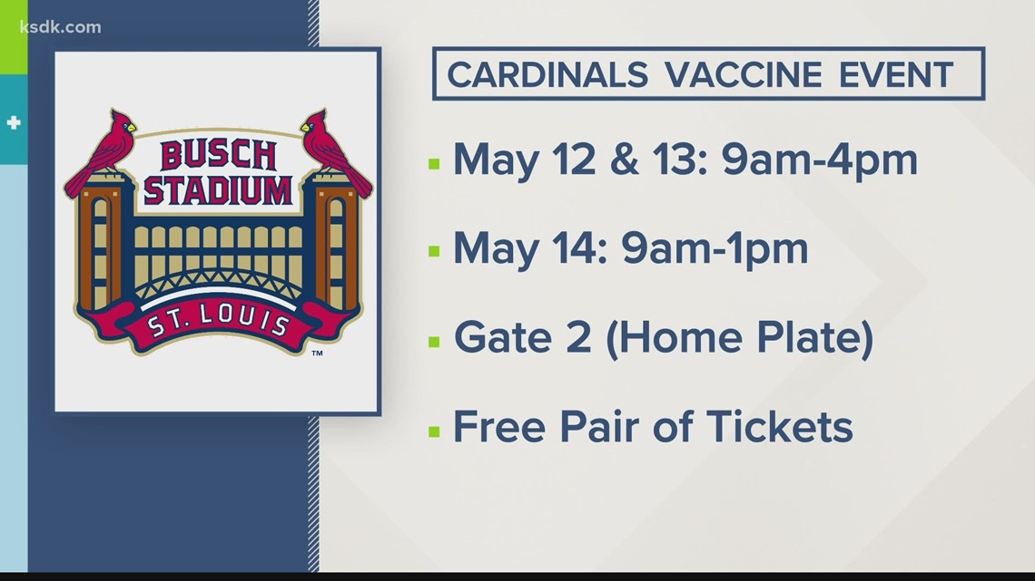 Get vaccinated, get Cards tickets | Cardinals to hold vaccine event ...